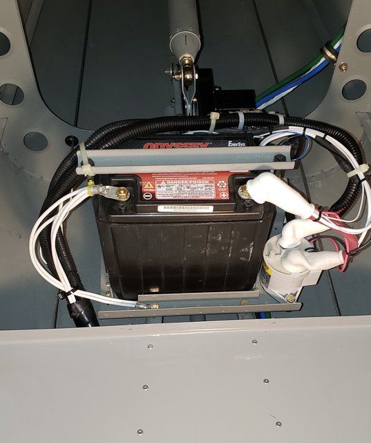 RV-8 Aft battery routing | Van's Air Force