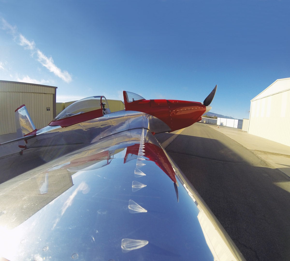 VG's on an RV8 | Van's Air Force